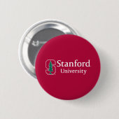 Stanford University with Cardinal Block "S" & Tree Button | Zazzle