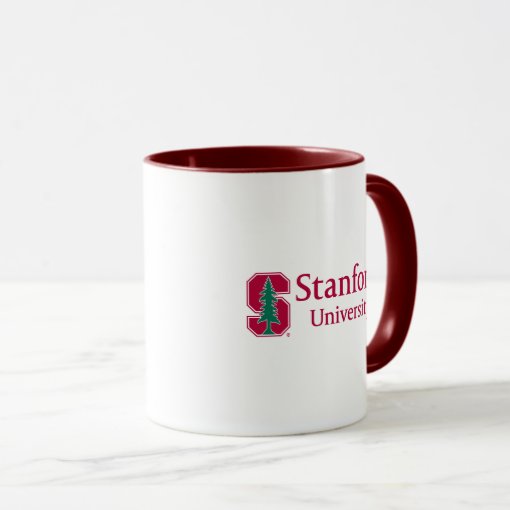 Stanford University with Cardinal Block "S" & Tree Mug | Zazzle