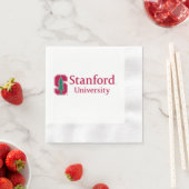 Stanford University with Cardinal Block "S" & Tree Napkins | Zazzle