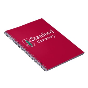 Stanford University with Cardinal Block "S" & Tree Notebook | Zazzle