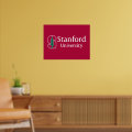 Stanford University with Cardinal Block "S" & Tree Poster | Zazzle