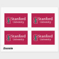 Stanford University with Cardinal Block "S" & Tree Rectangular Sticker ...