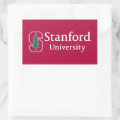 Stanford University with Cardinal Block "S" & Tree Rectangular Sticker ...