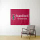 Stanford University with Cardinal Block "S" & Tree Tapestry | Zazzle
