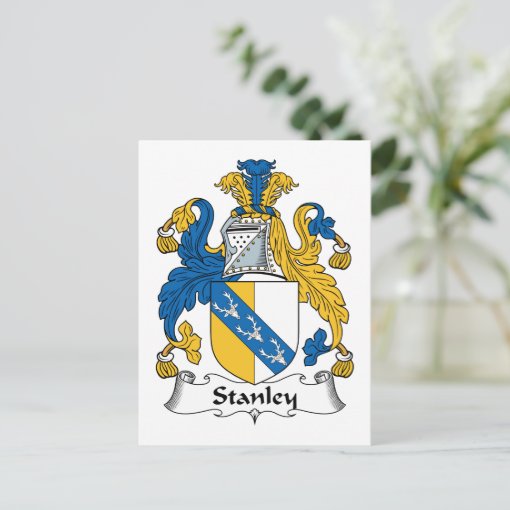 Stanley Family Crest Postcard | Zazzle