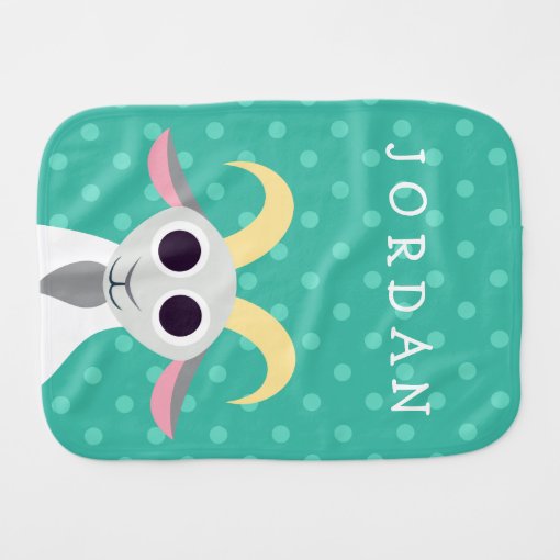 Stanley the Goat Baby Burp Cloth | Zazzle