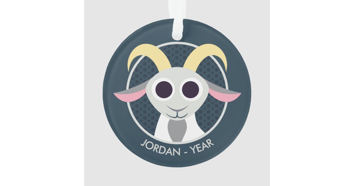 Stanley the Goat Ornament | Zazzle