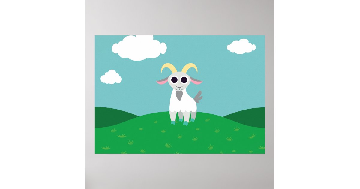 Stanley the Goat Poster | Zazzle