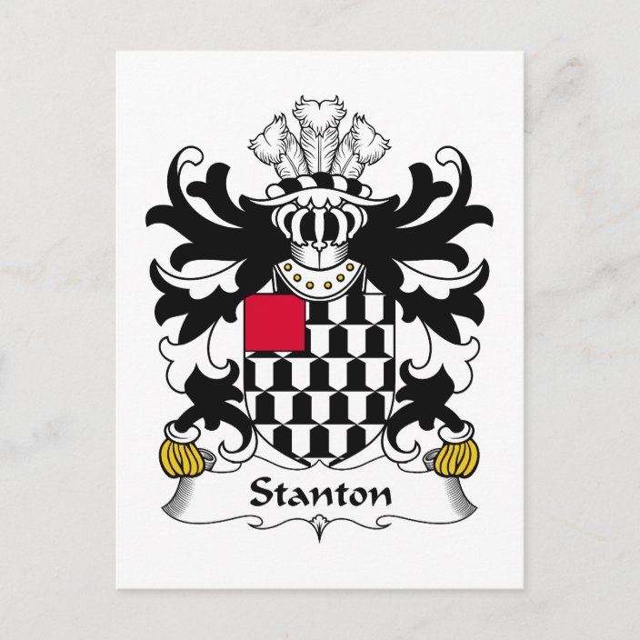 Stanton Family Crest Postcard | Zazzle.com