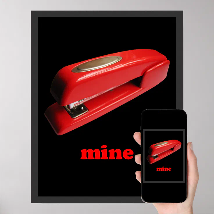 Stapler Mine Poster | Zazzle