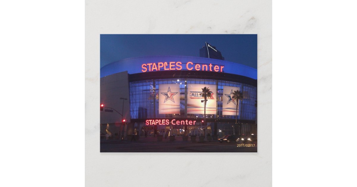 staples center postcard | Zazzle