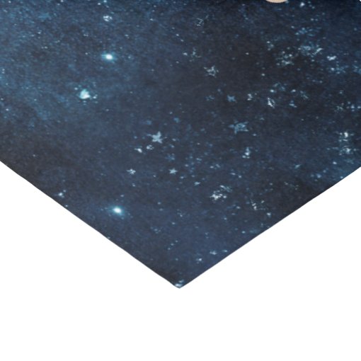 Star Celestial Galaxy Watercolor Custom Wedding Tissue Paper | Zazzle