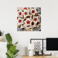 Star Christmas Cookies Poster | Zazzle