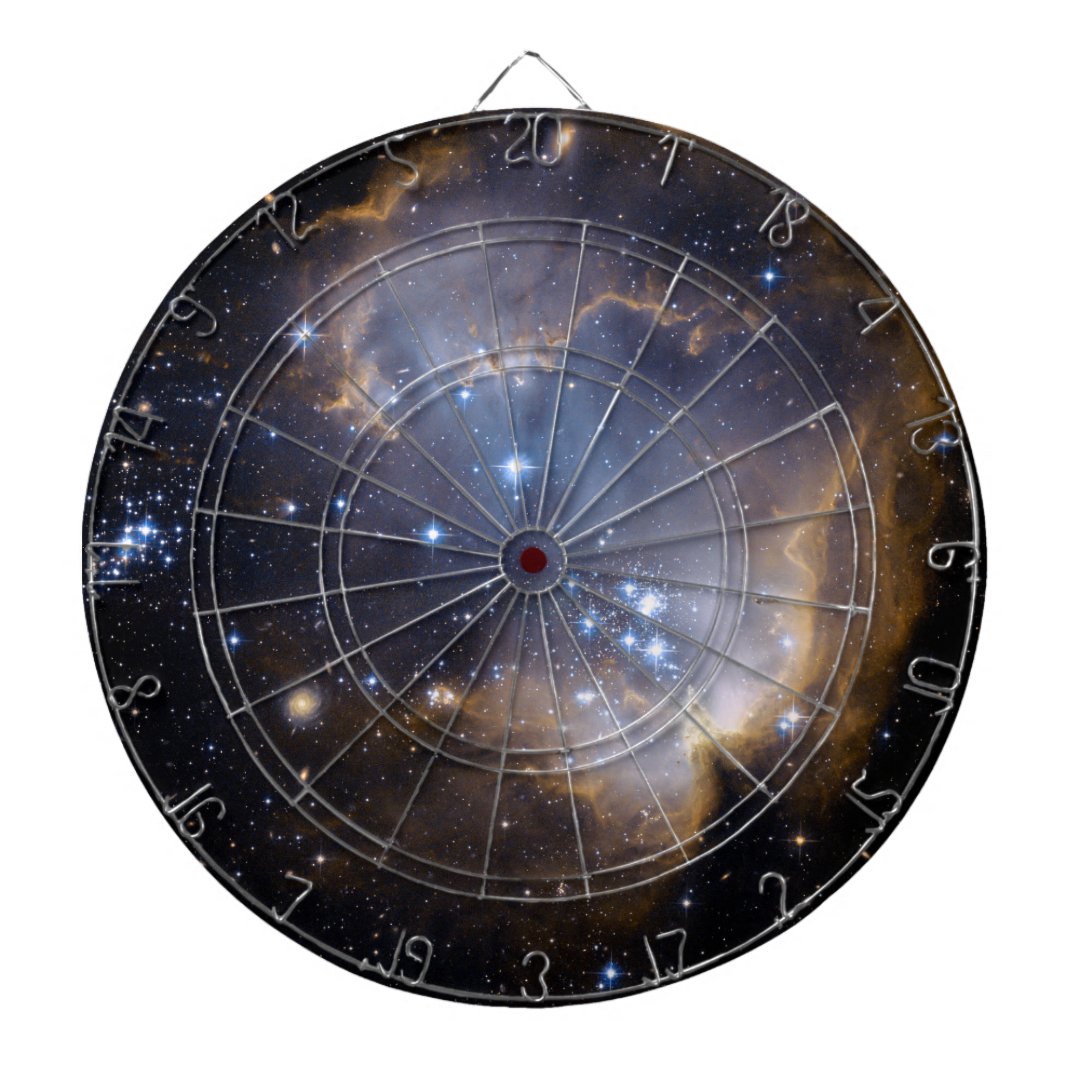 Star Cluster N90 Hubble Space Dart Board | Zazzle