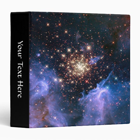 Star Cluster NGC 3603 (Hubble) 3 Ring Binder | Zazzle.com