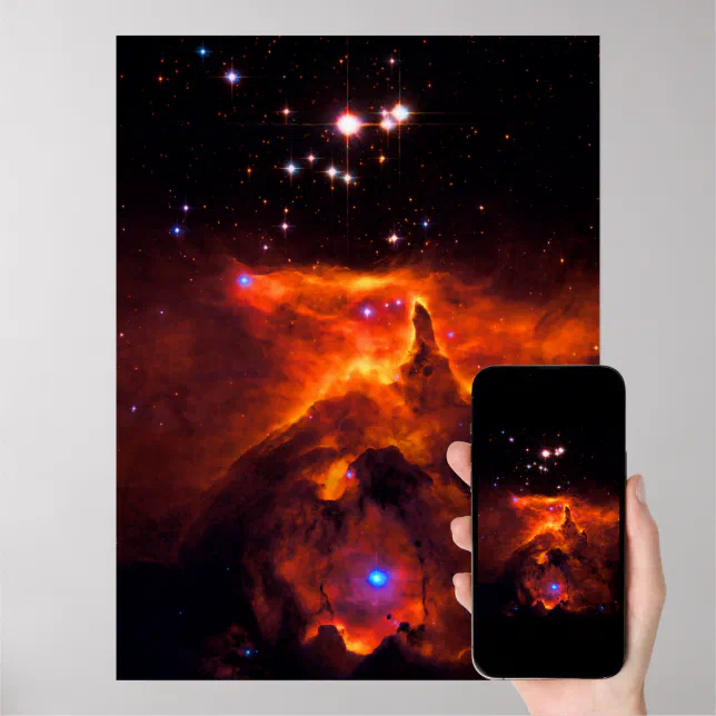 Star Cluster Pismis 24 beauty in outer space Poster | Zazzle