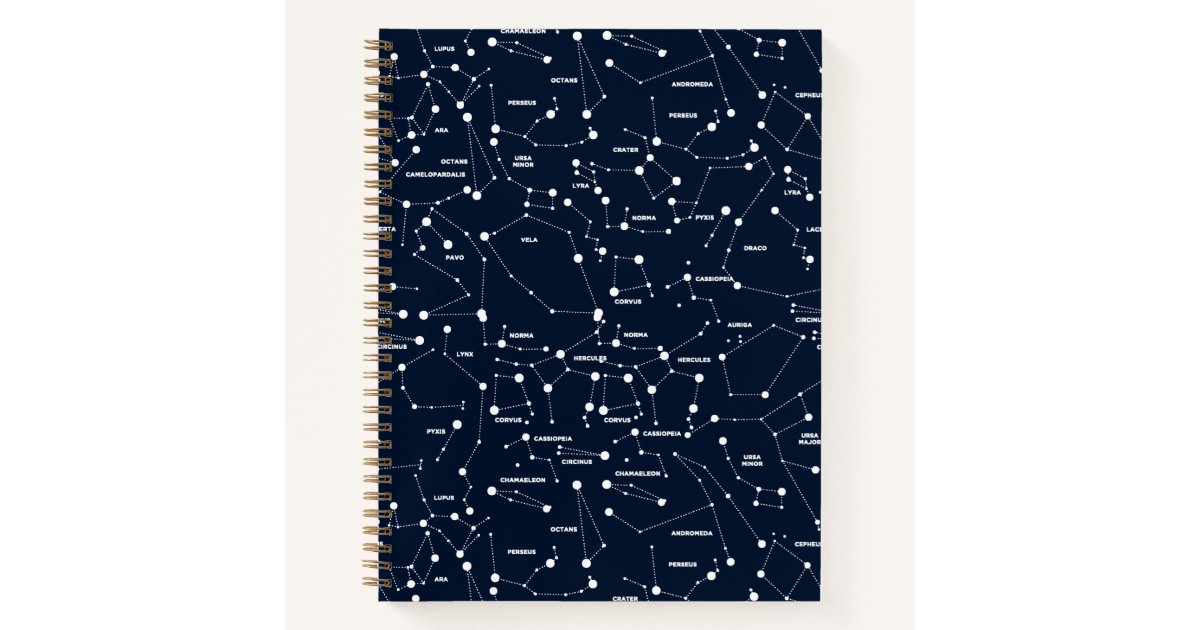 Star Constellations Dot Grid Notebook | Zazzle