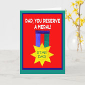 'Star Dad' Father's Day Card | Zazzle