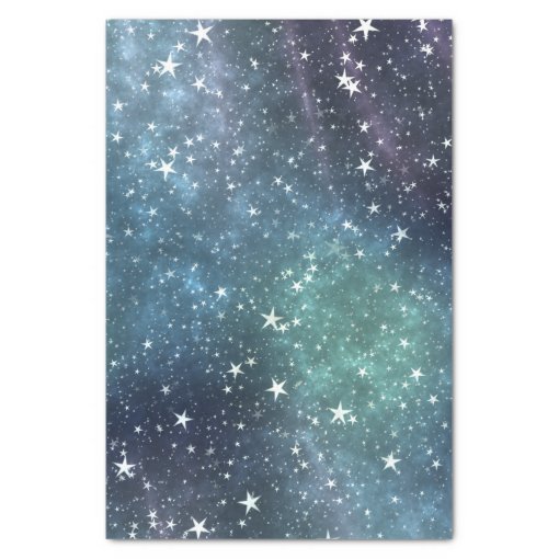 Star Filled Sky Decoupage Tissue Paper | Zazzle