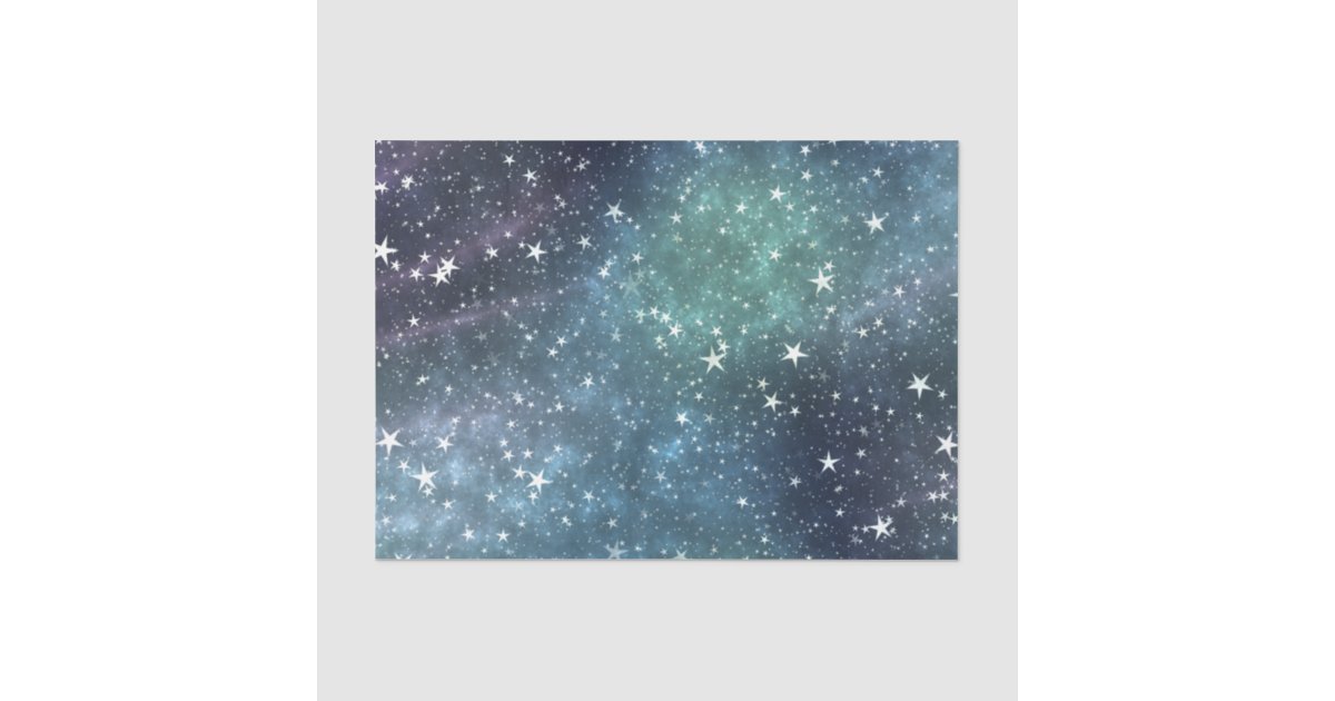 Star Filled Sky Decoupage Tissue Paper | Zazzle