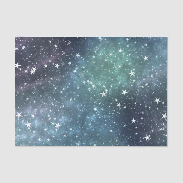 Star Filled Sky Decoupage Tissue Paper | Zazzle