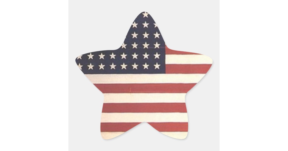 Star Flag - Sticker | Zazzle