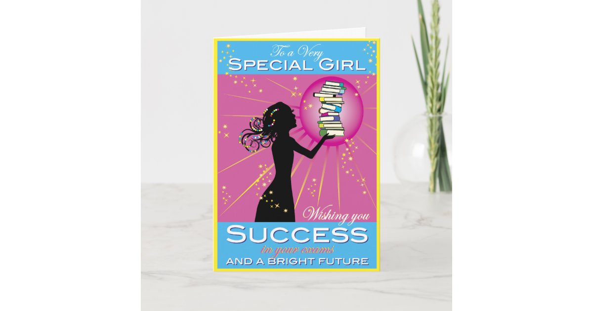 Star Girl Success Card | Zazzle