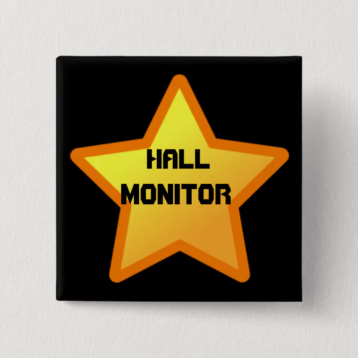 star, Hall, Monitor Button | Zazzle