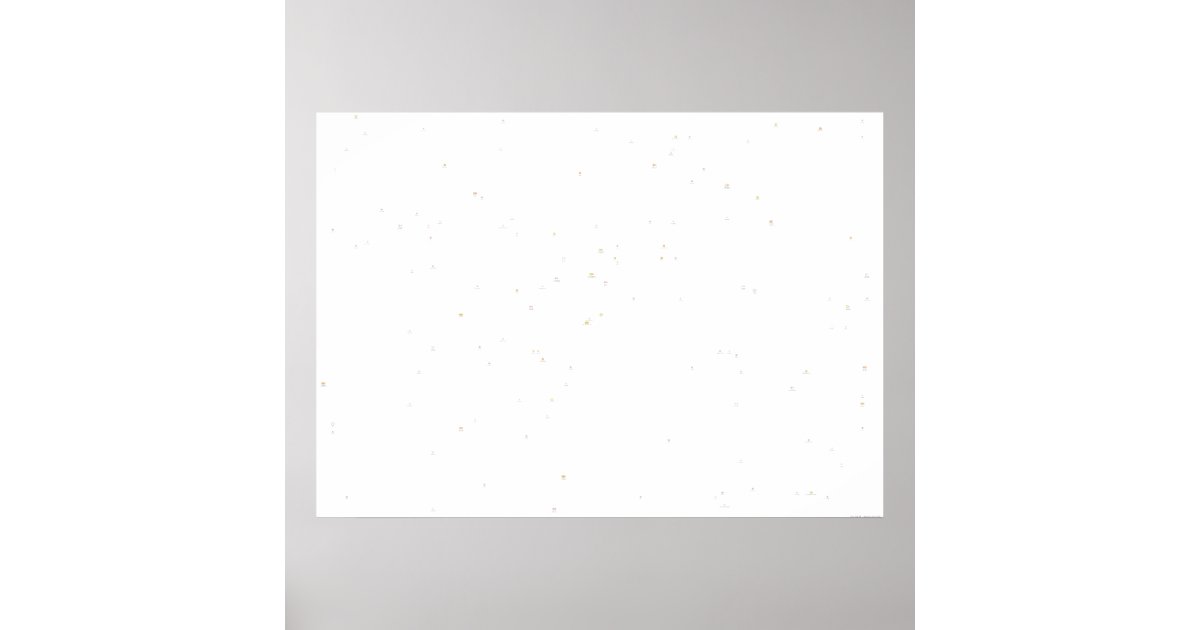 Star Map 2D – Neigbourhood of Sol Poster | Zazzle