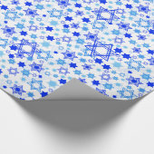 Star of David Hanukkah Wrapping Paper | Zazzle