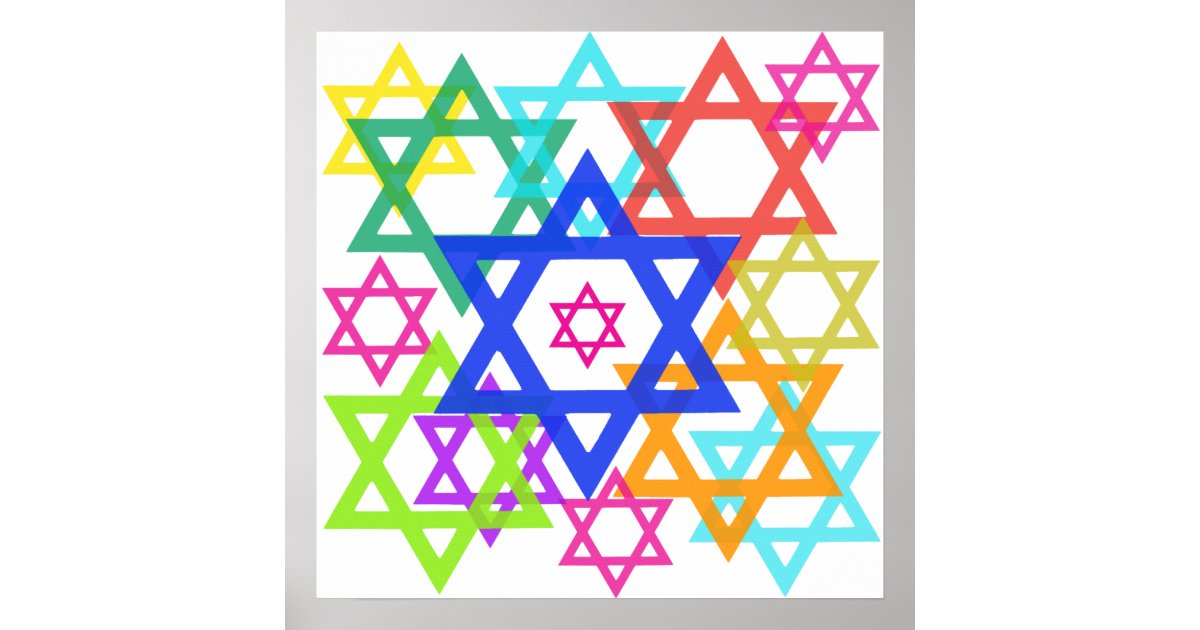 Star of David poster | Zazzle