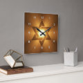 Star of David Wall Clock | Zazzle