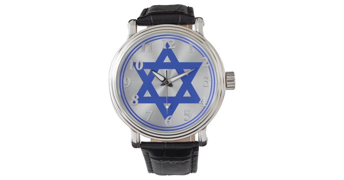Star of David Watch | Zazzle