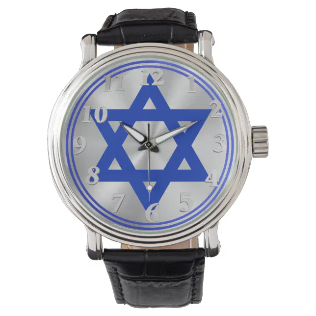 Star of David Watch | Zazzle
