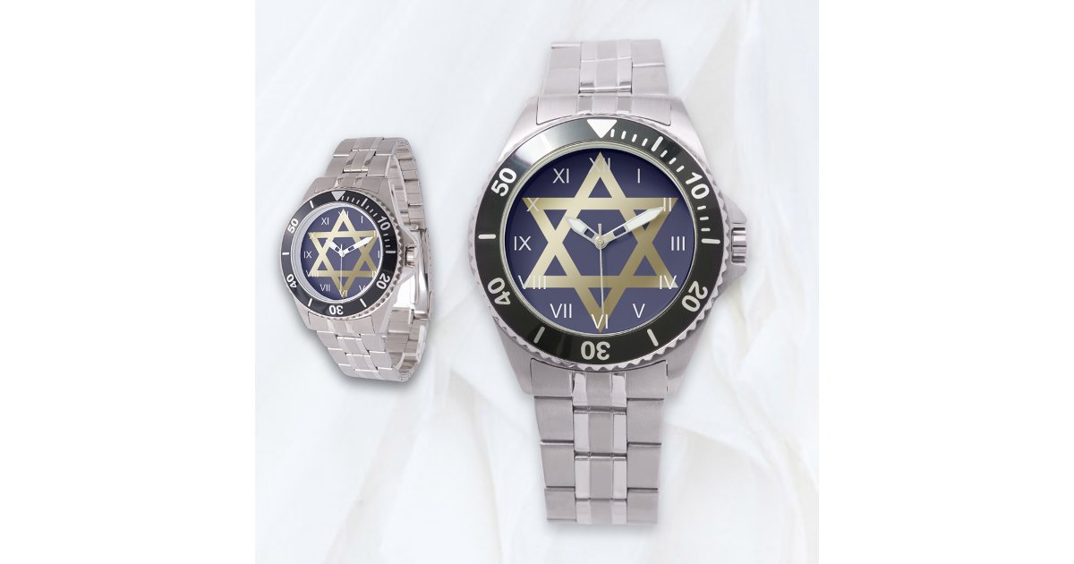 Star of David Watch | Zazzle