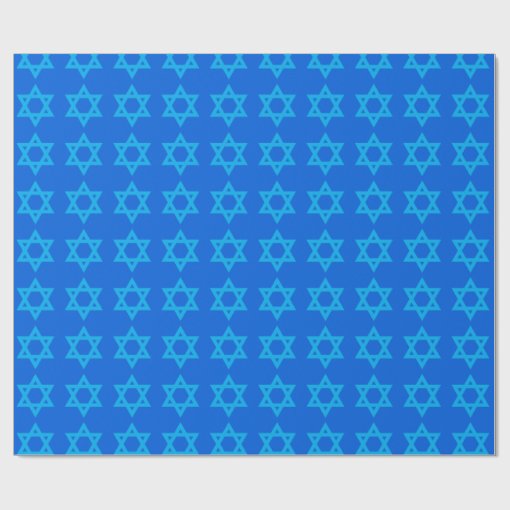 "STAR OF DAVID" WRAPPING PAPER | Zazzle