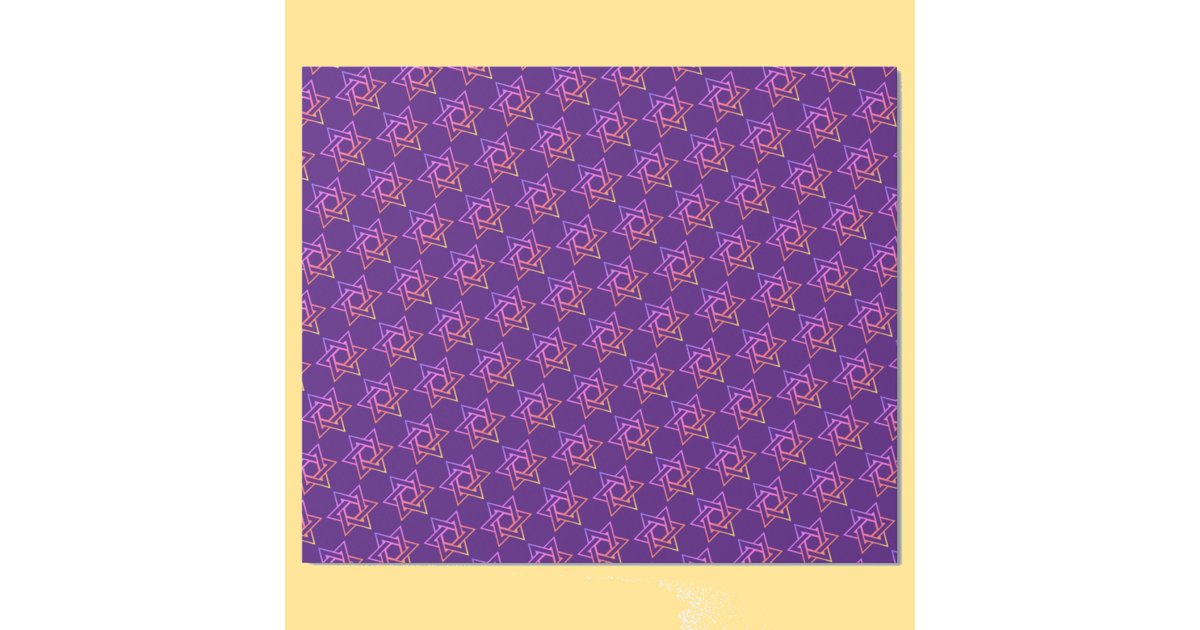 Star of David Wrapping Paper | Zazzle