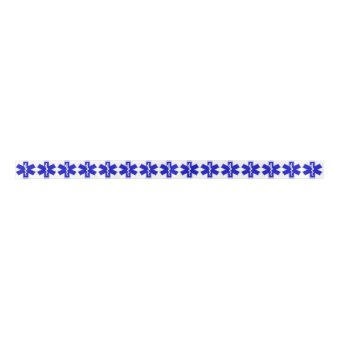 Star of Life (EMT) Satin Ribbon | Zazzle