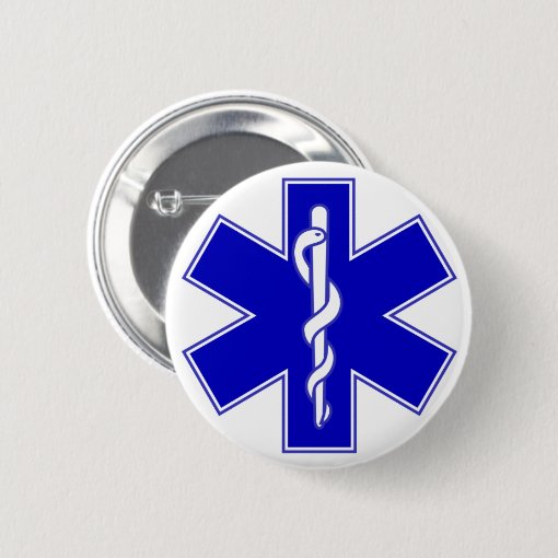 Star of Life Medic Pin | Zazzle