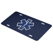 Star of Life Paramedic Emergency Medical S Decor License Plate | Zazzle