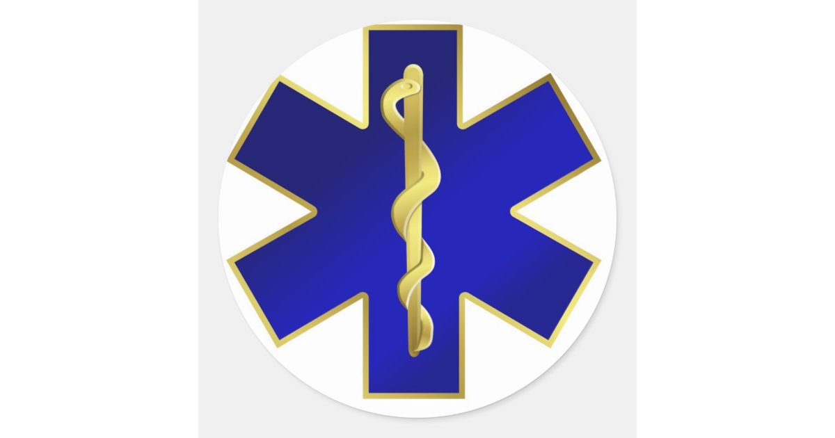 Star of Life Sticker | Zazzle
