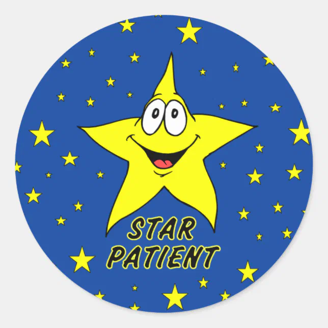 Star Patient Stickers | Zazzle