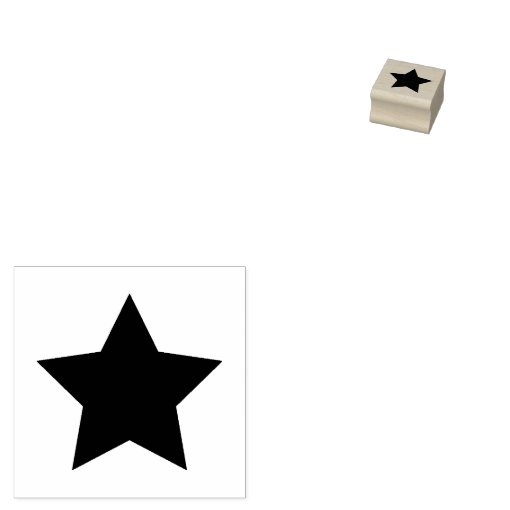 Star Rubber Stamp | Zazzle