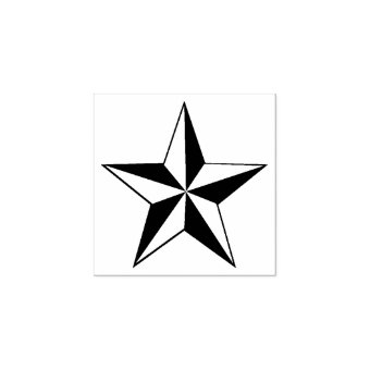 Star Rubber Stamp | Zazzle