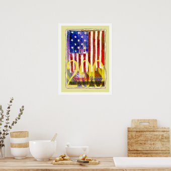 Star Spangled Banner Bicentennial Poster | Zazzle