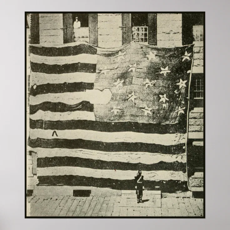 Star-Spangled Banner, Great Garrison Flag Poster | Zazzle