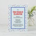 Star-Spangled Celebration Patriotic Party Invitation | Zazzle