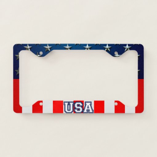 Star-Spangled Style License Plate Frame | Zazzle