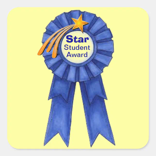 Star Student Award Stickers | Zazzle