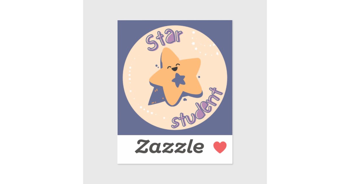 Star Student Sticker | Zazzle